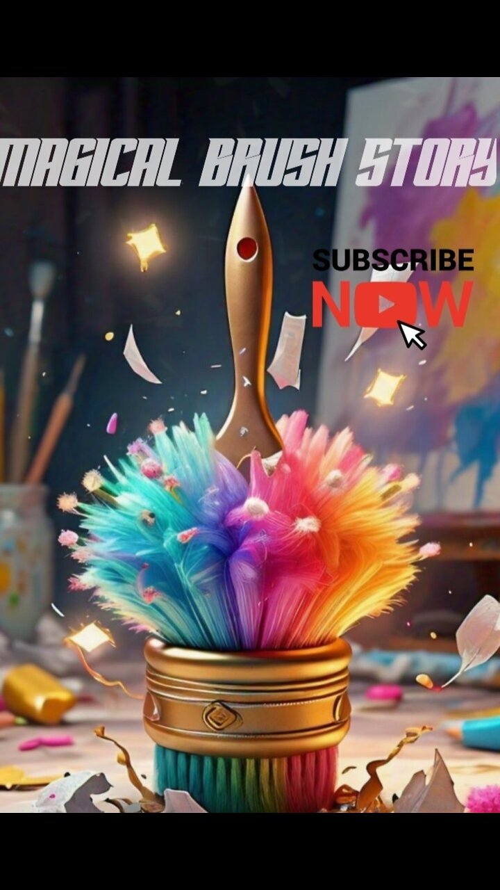 The magical paint brush of sparkle. Magical story for kids