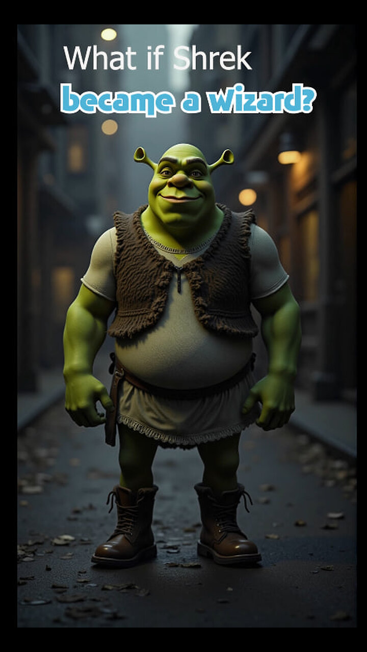 Shrek as a Wizard!