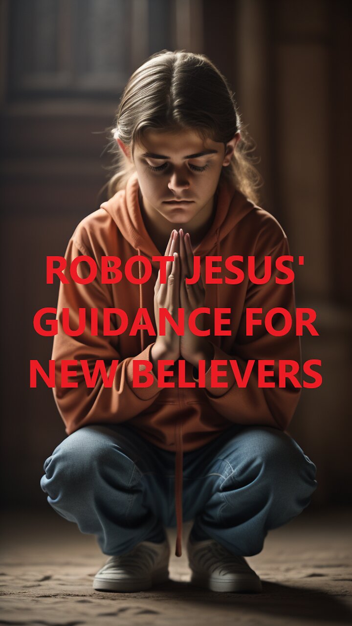 Robot Jesus' guidance for any new believers
