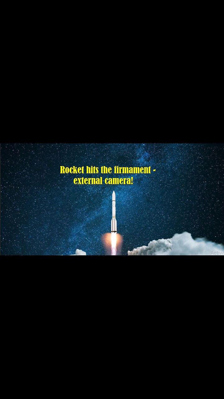 A RARE footage-external camera on rocket, flies high, then hits the ...