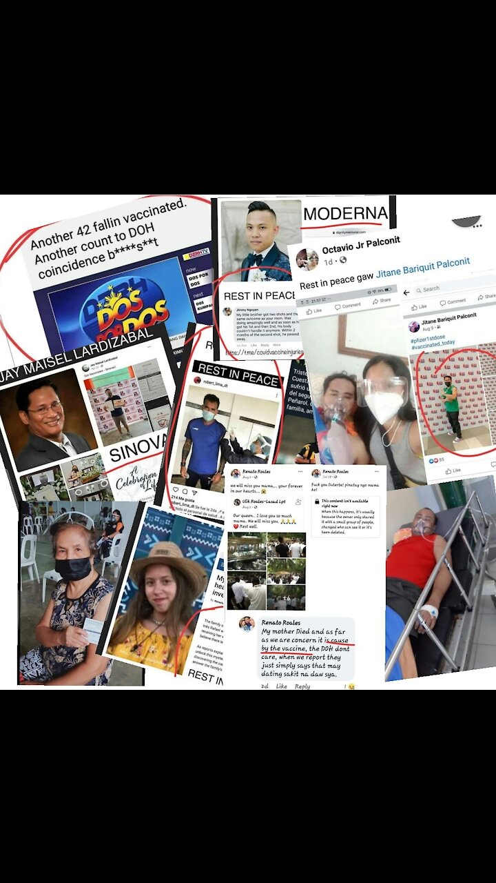 Ikinalukungkot namin ang pagpanaw ng mga biktima ng Bakuna