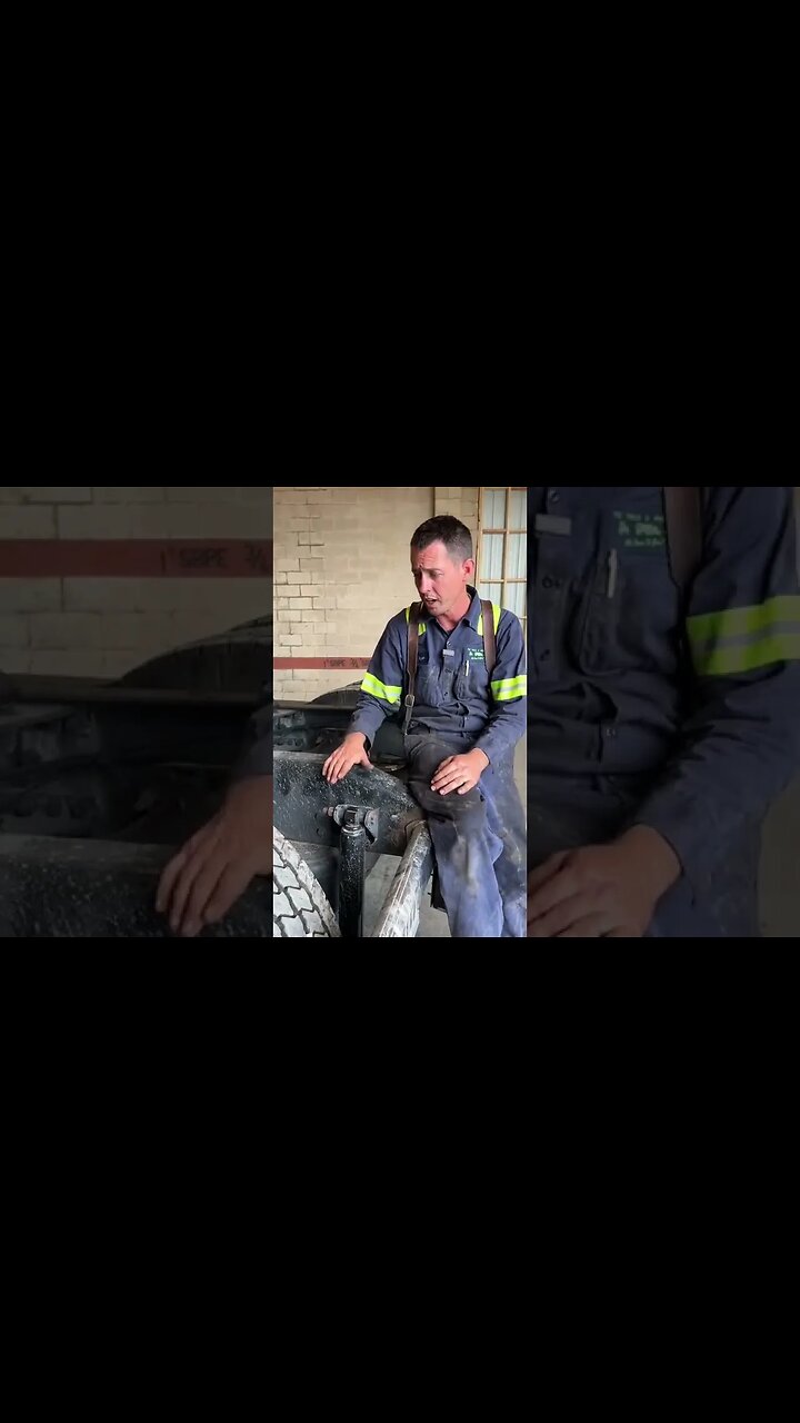 How to tell the shocks are bad on semi trucks? #shorts