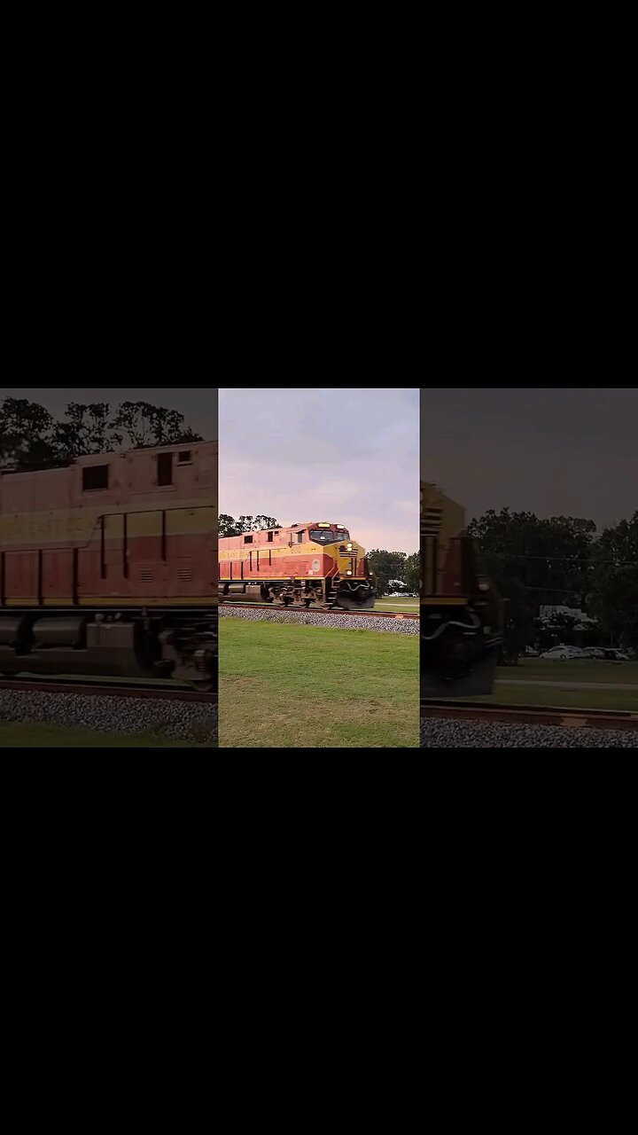 Florida East Coast Railway FEC-107 at Daytona Beach Golf Club July 18 2023 #railfanrob #fec107