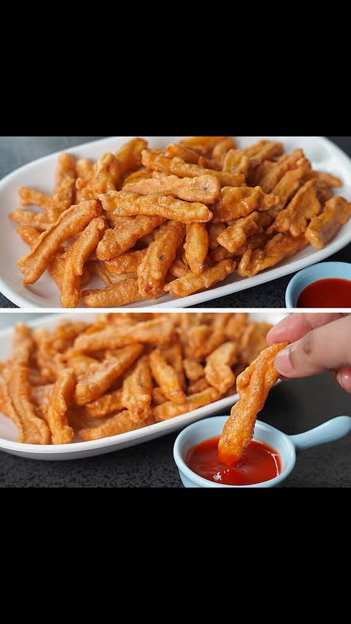 Crispy Egg French Fries Recipe | Easy Egg French Fries | Egg Snacks ...