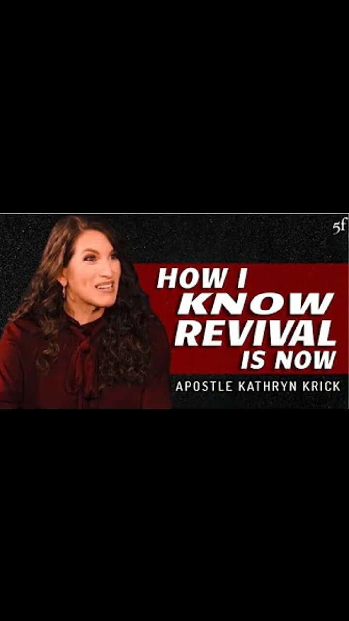 How I know Revival is Now