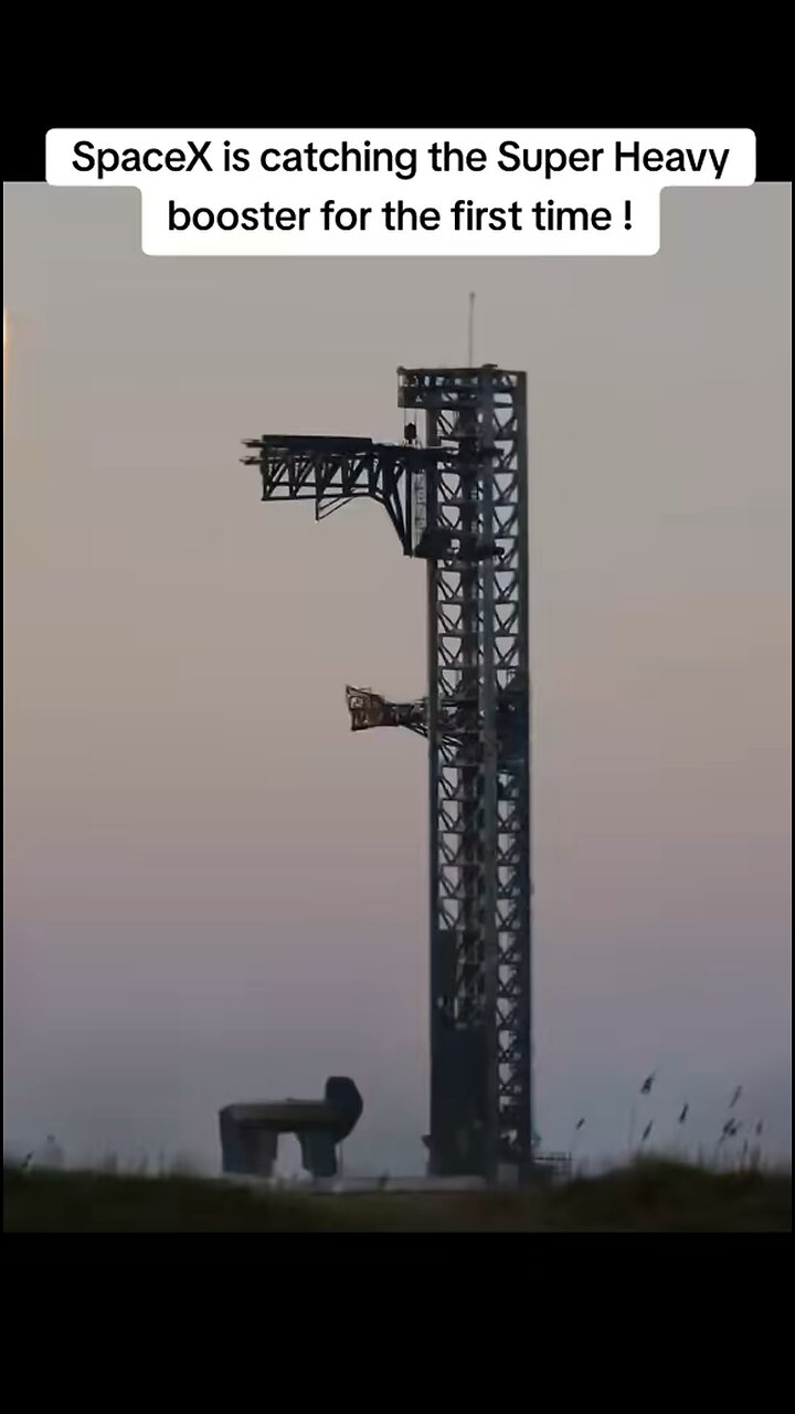 SpaceX catching super heavy booster