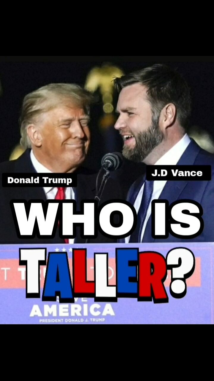 TRUMP - J.D VANCE: LIFE LIKE HUMAN MASKS?