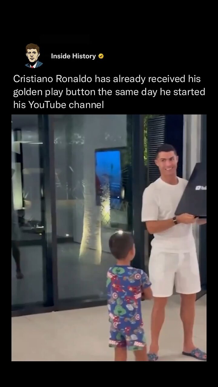 Cristiano Ronaldo has launched his own YouTube channel and fans have ...