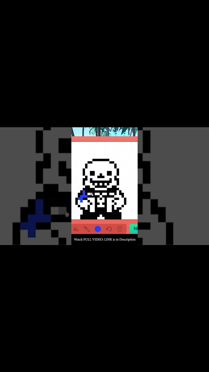 How to draw Sans in Starving Artists Roblox