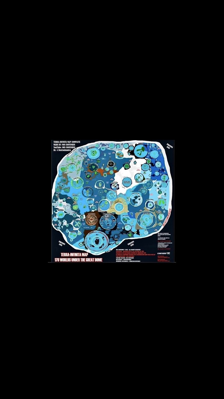 TERRA-INFINITA MAP, Top Left Side: Part 1