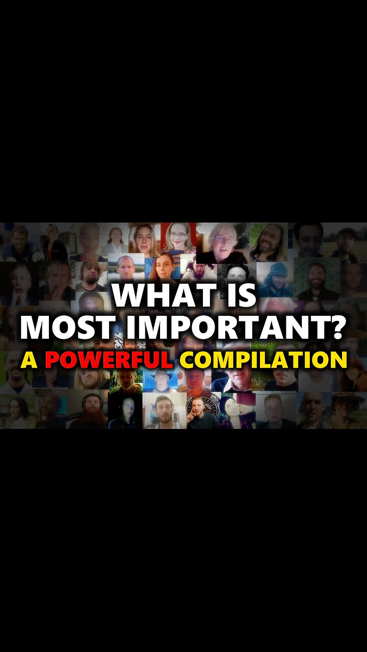 MUST SEE: "What Is Most Important?" - We Asked Over 70 People!