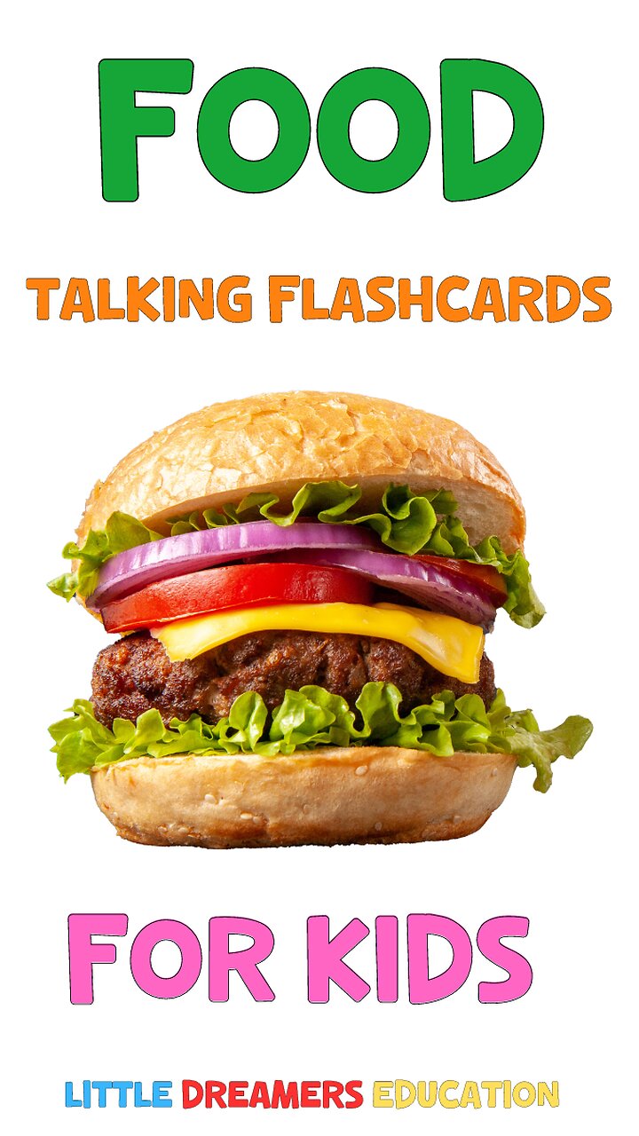 Food Talking Flashcards For Kids