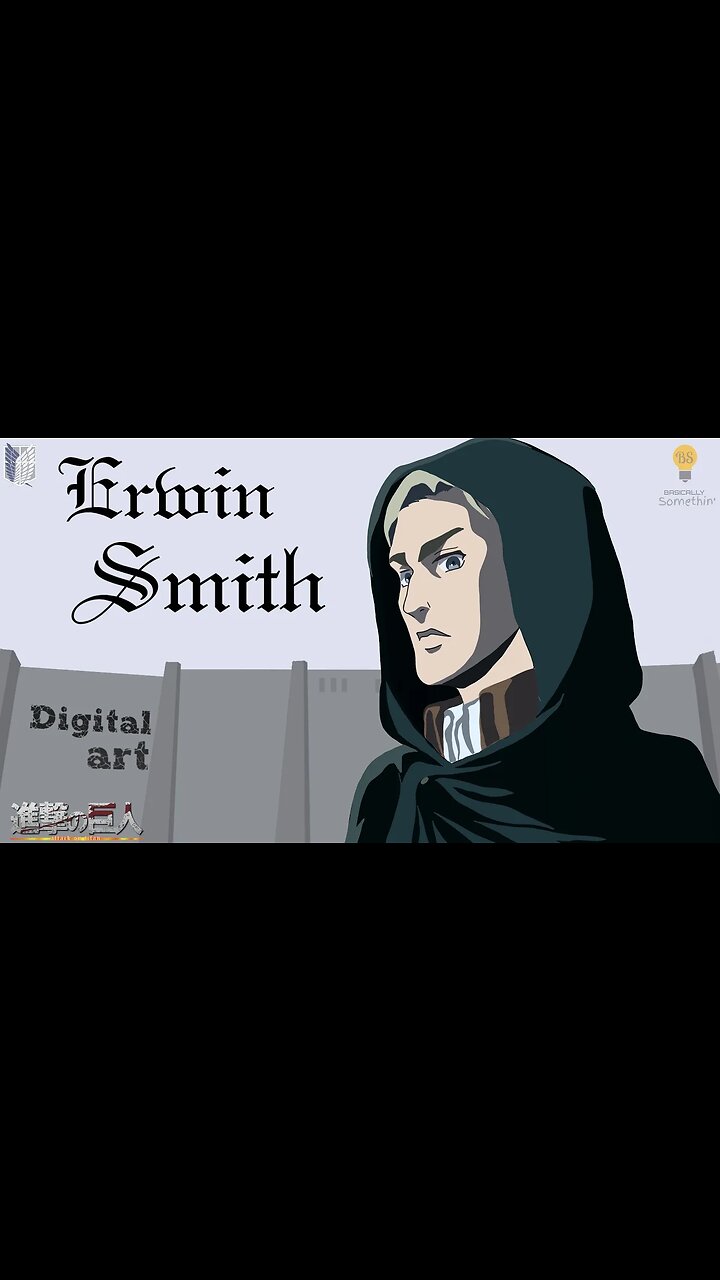 Drawing Erwin Smith | Attack on Titan Anime Character Digital Art Timelapse