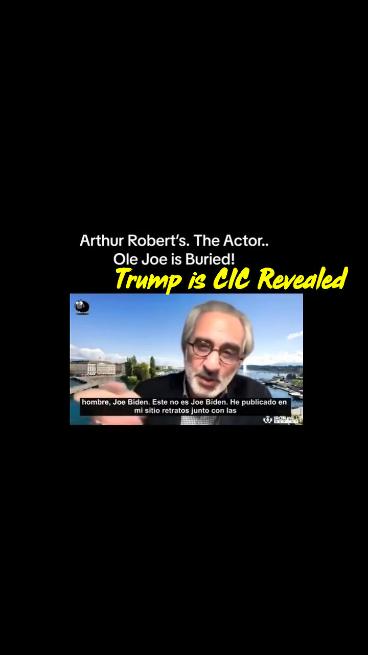 Joe Biden is An Actor - We're In The Endgame - Trump is CIC Revealed