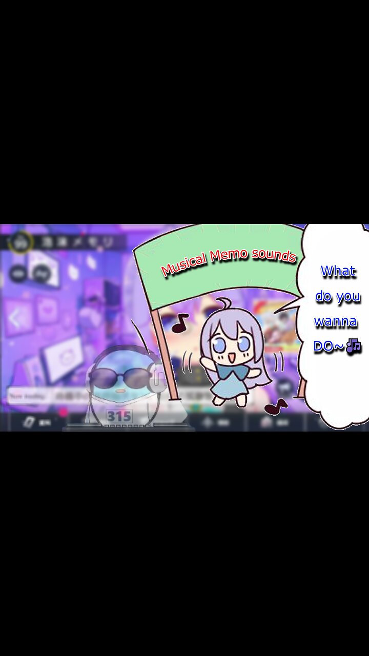 Cute random musical vtuber Memory Utakata sounds, memoglish & what do ...