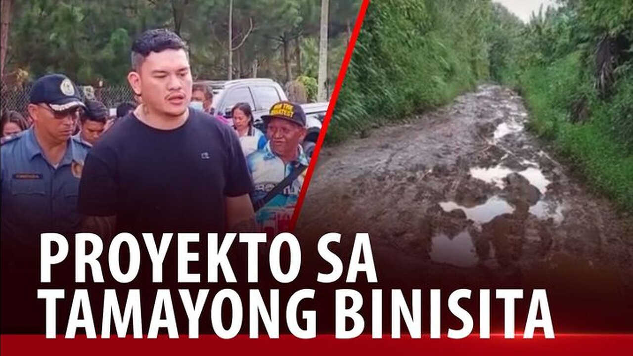 Davao City Mayor Sebastian Duterte, binisita ang mga priority project ...