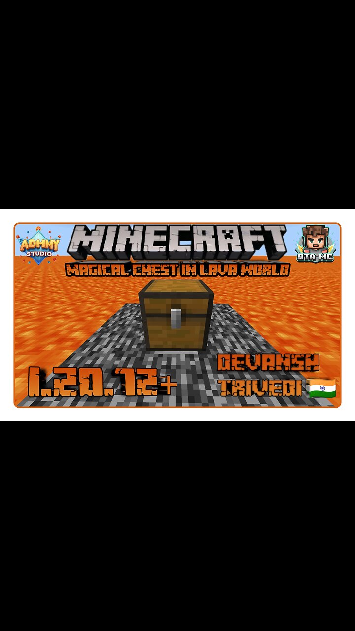 DtA Magical Chest in Lava World by DtA MC or Devansh Trivedi 🇮🇳