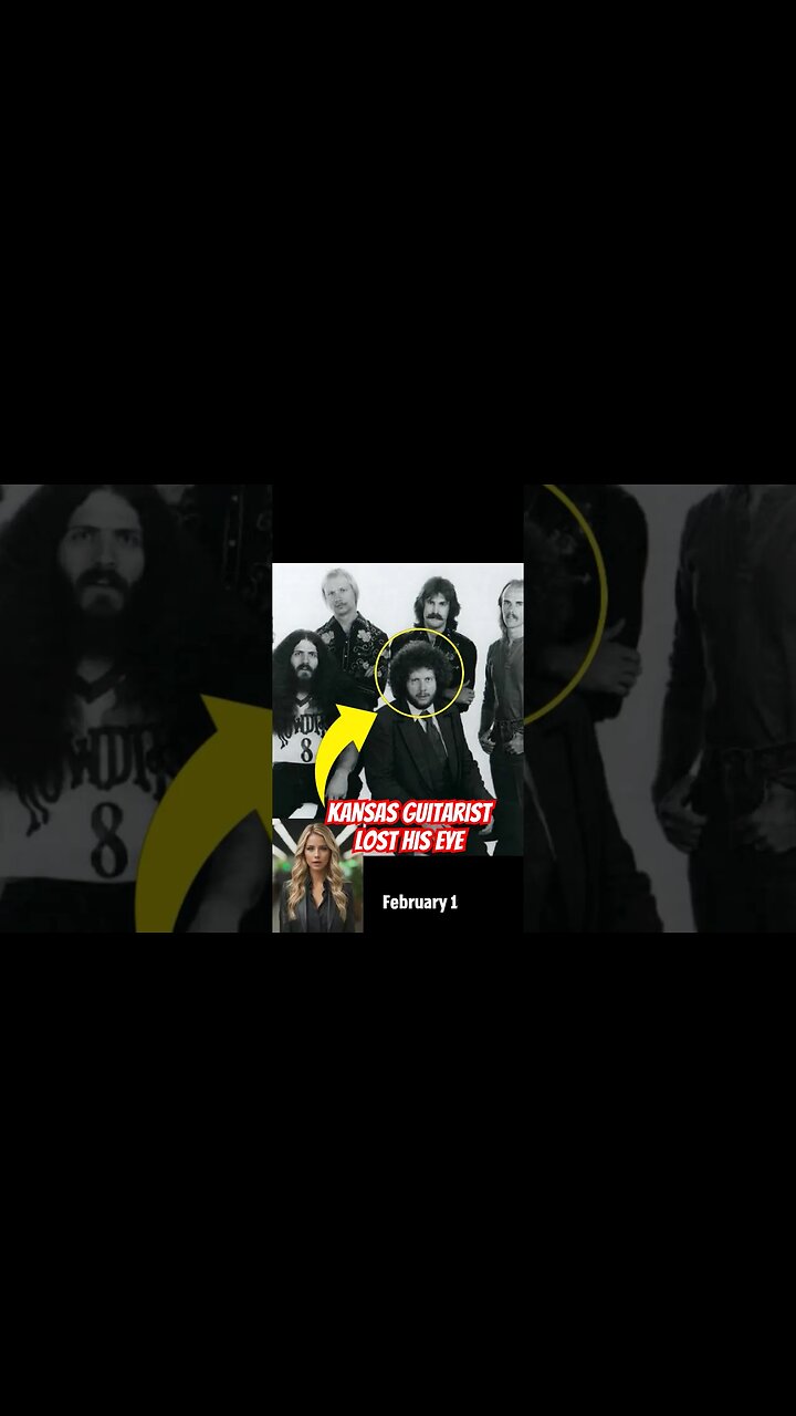How Kansas guitarist Richard Williams lost his right eye #rock #facts ...