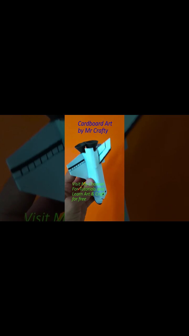 🚀 🚀 Space Shuttle Paper Model DIY with template Mr Crafty