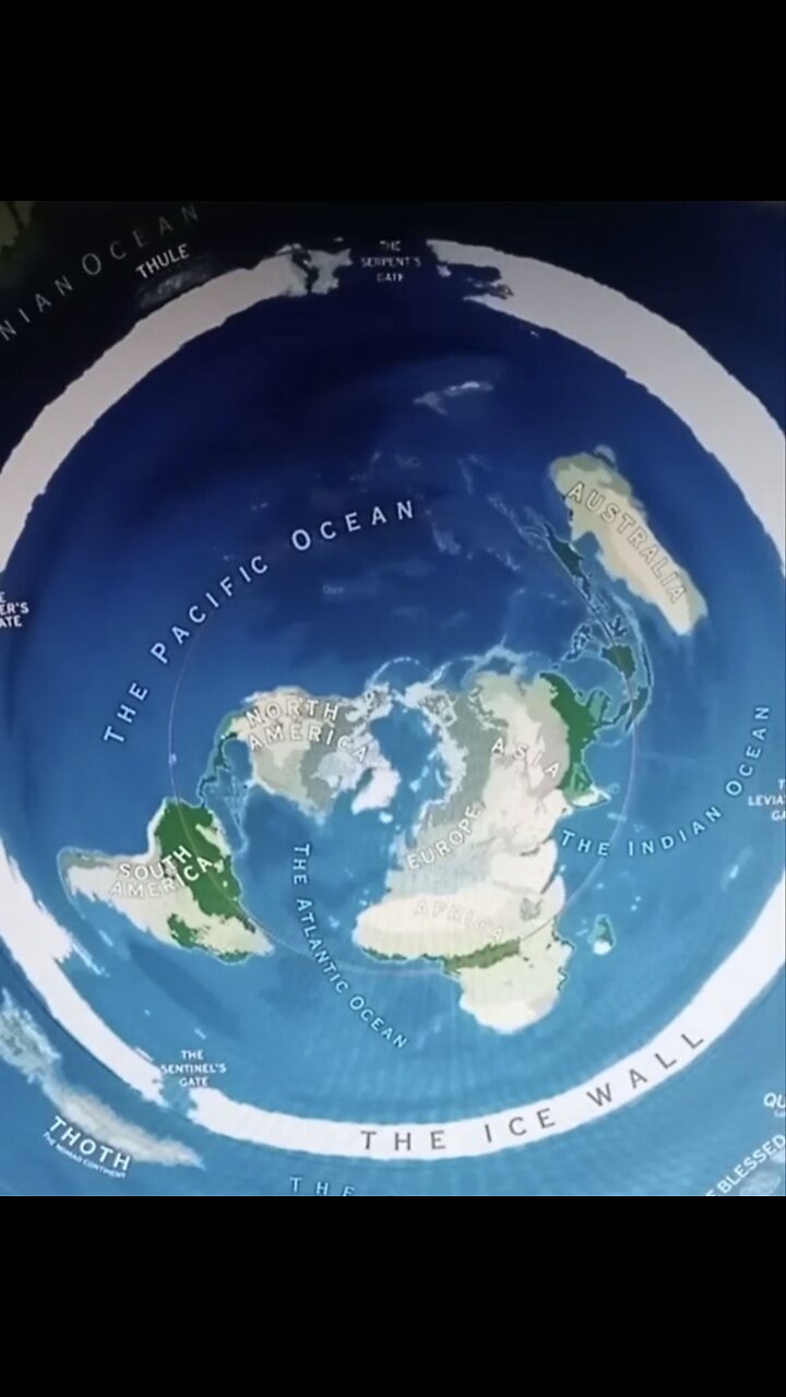 LAND BEHIND THE ICE WALL