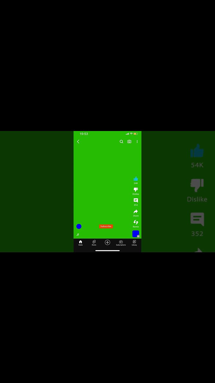 YouTube Shorts Overlay Green Screen Motion Graphics 30fps Copyright Free