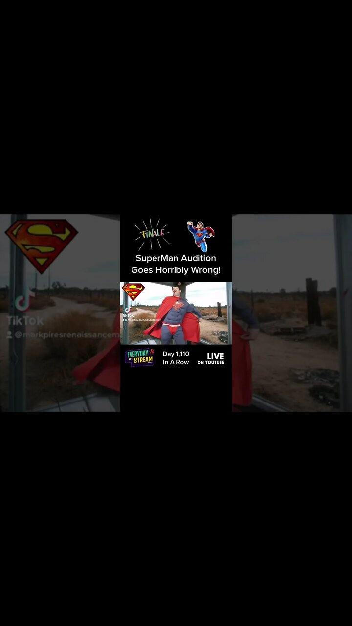 SuperMan or PooperMan? Drunk SuperMan Auditions “I Did A Doody” 😂🤣