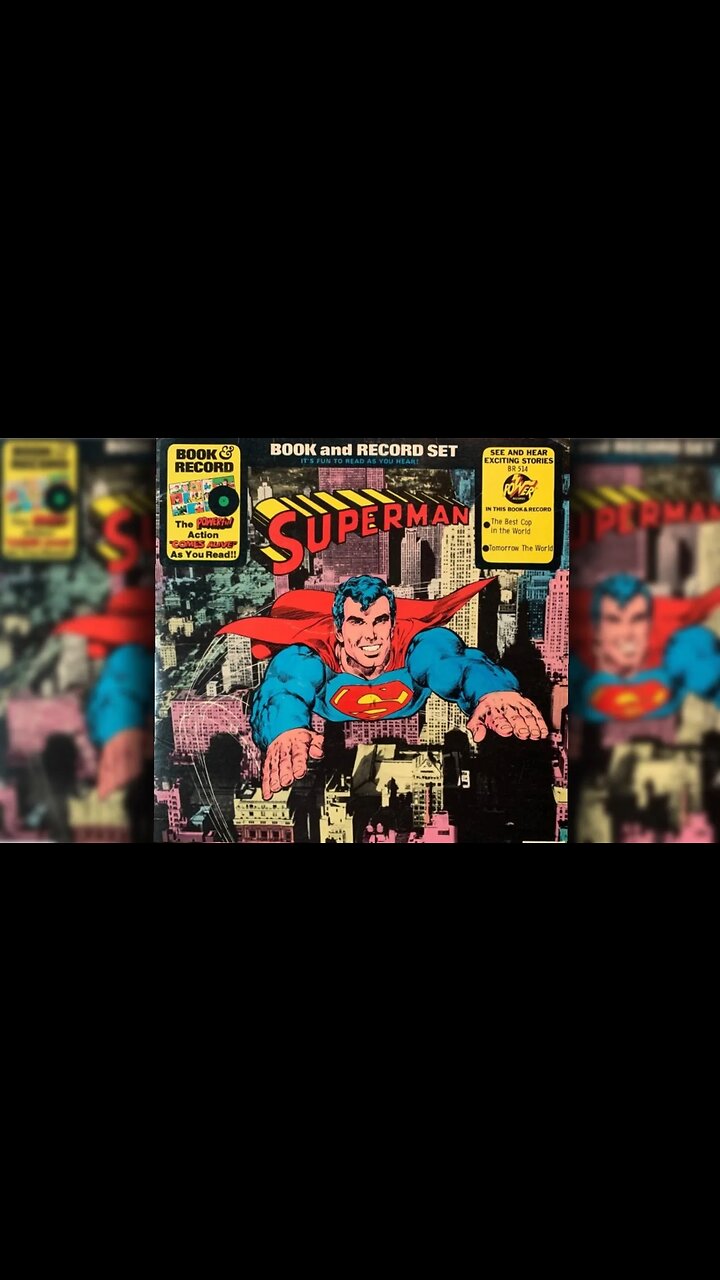 Power Records Superman "The Best Cop in The World" Read Along with the ...