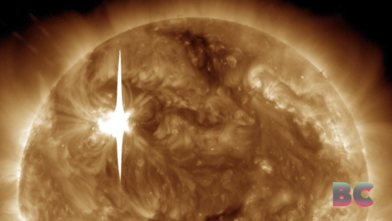 Sun Bursts With Largest Solar Flare Since 2017 Sun Bursts With Largest Solar Flare Since 2017