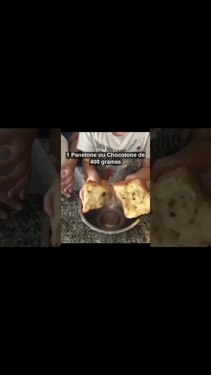 BOMBOM DE PANETONE OU CHOCOTONE