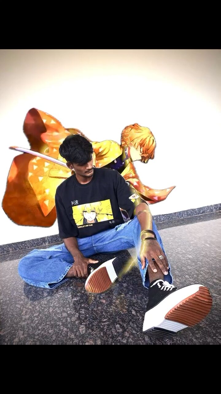 Zenitsu Agatsuma anime character,demon slayer 💛