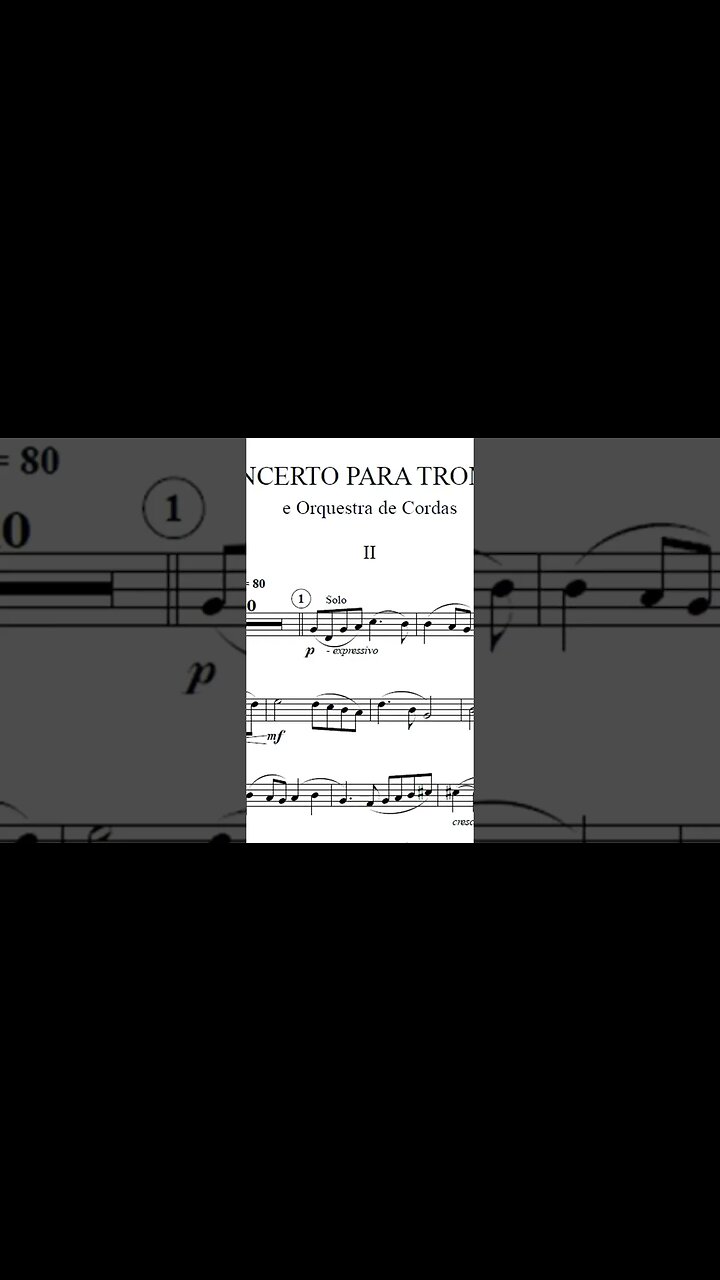 Concerto para Trompete de Alfredo Dias 2o. Movimento - por Heinz Karl Schwebel