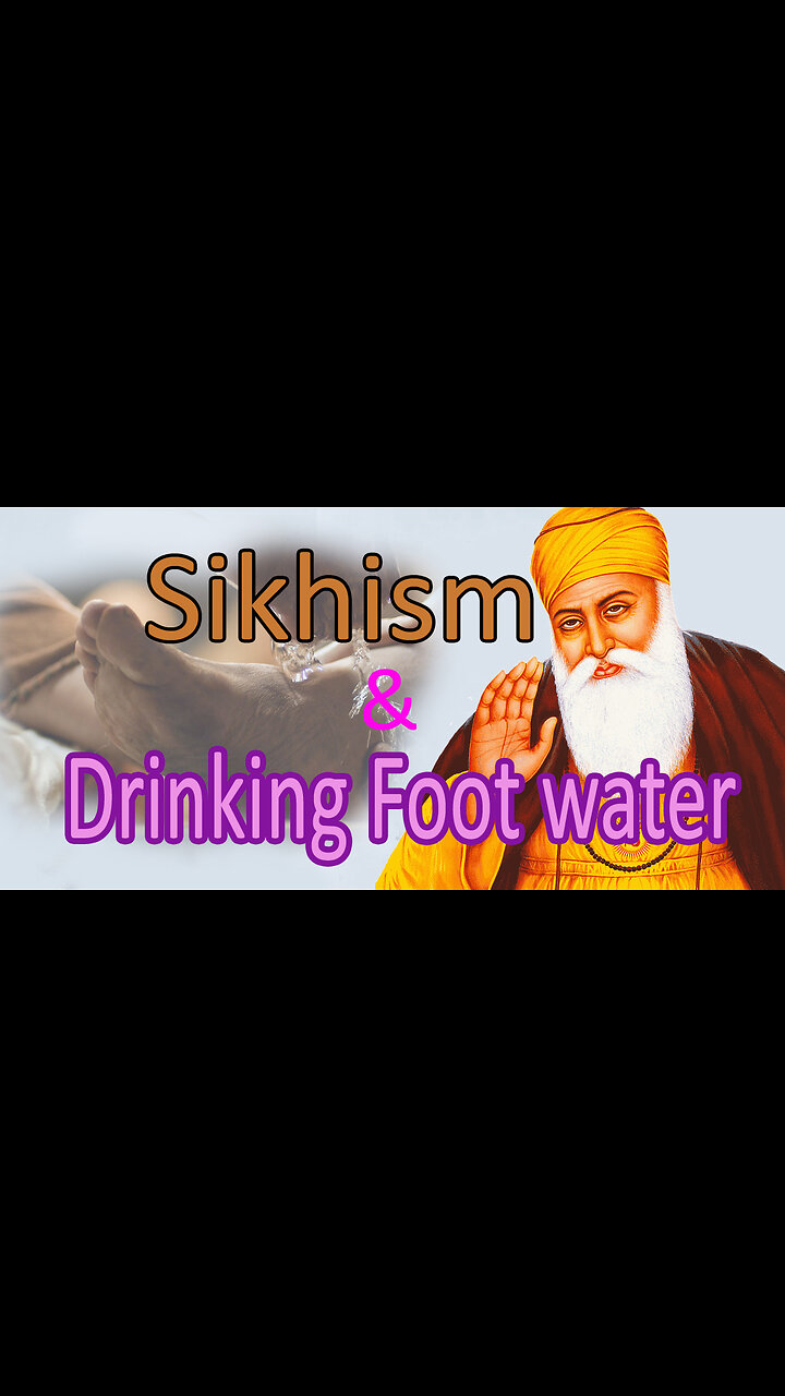 Sikhism: The ritual of (Guru) foot water drinking (Charan Amrit)