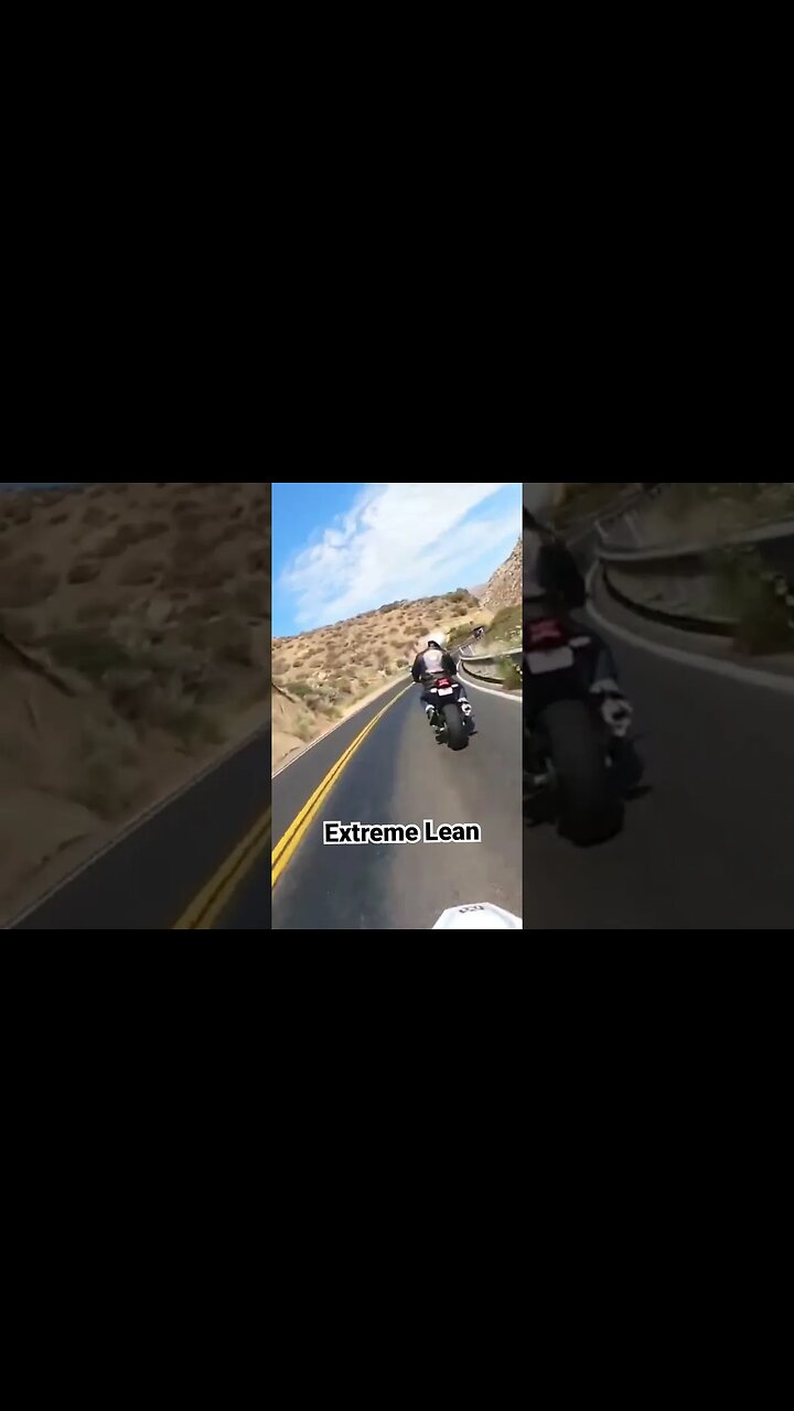 Extreme Lean Angle On The Public Road
