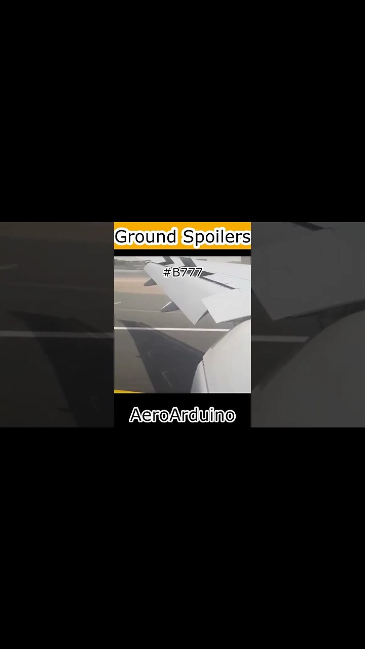 Watch Sudden Ground Spoilers After #B777 Touch Down #Aviation #Fly # ...