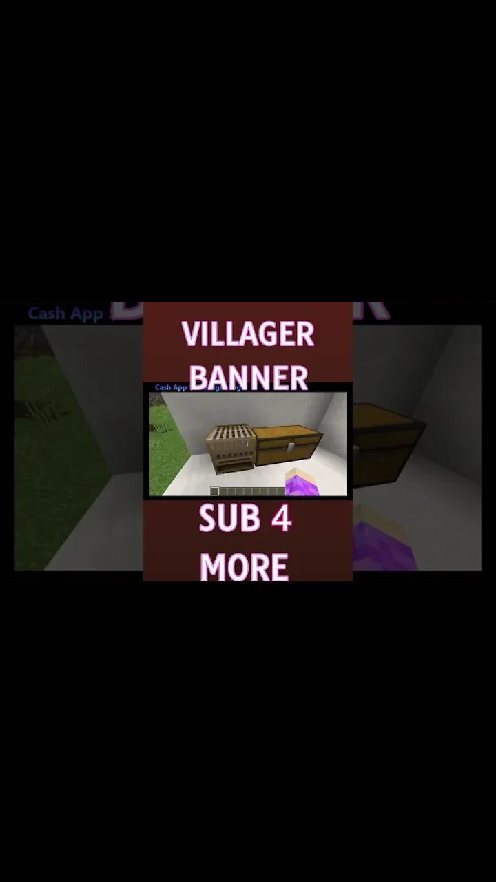 Minecraft: Villager Banner