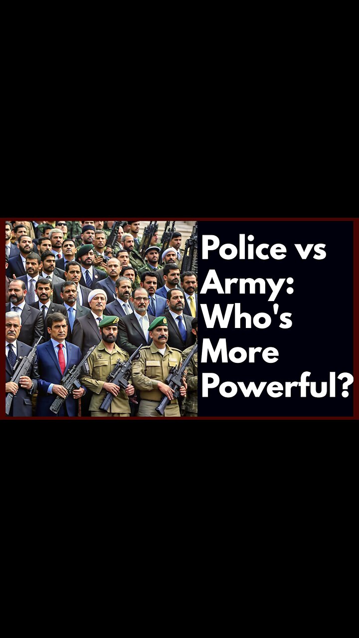 Police vs Army: Who's More Powerful?