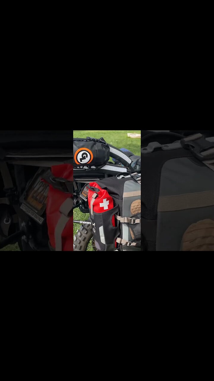 Motorcycle large dog carrier setup for motorcycle camping with big dog ...