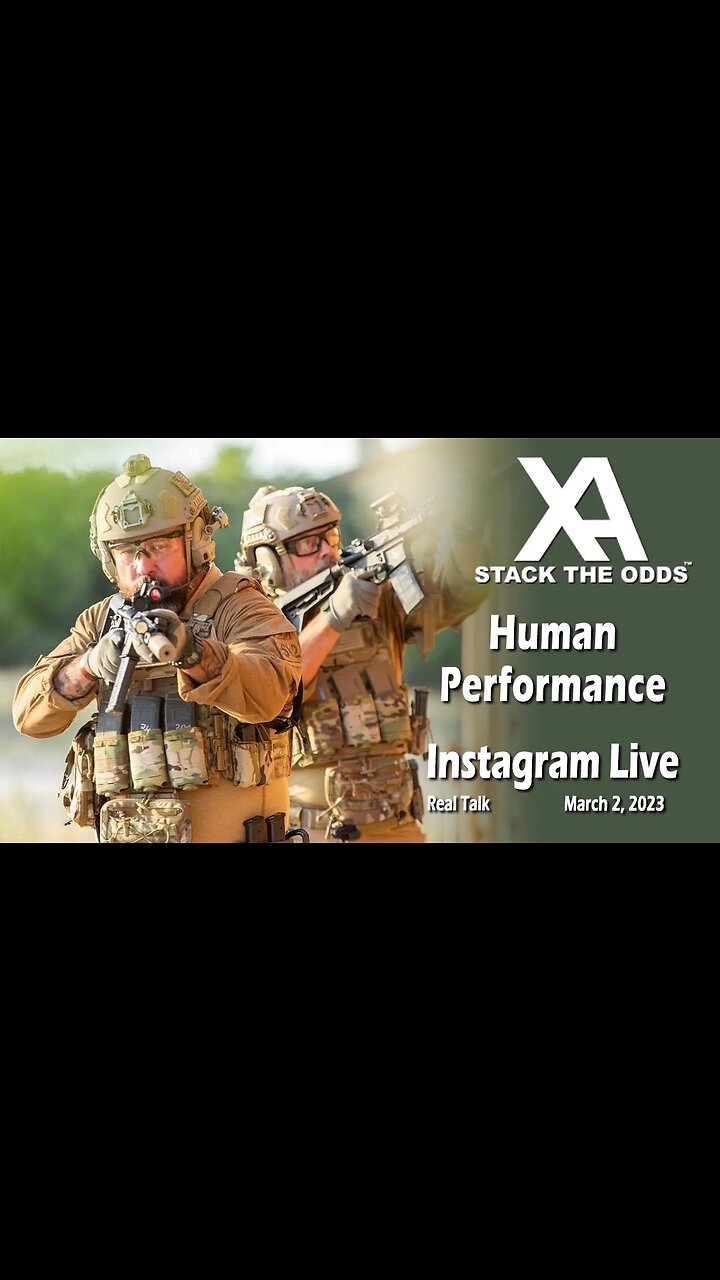 Xray Alpha Instagram Live - March 2, 2023 - Human Performance with Jake ...