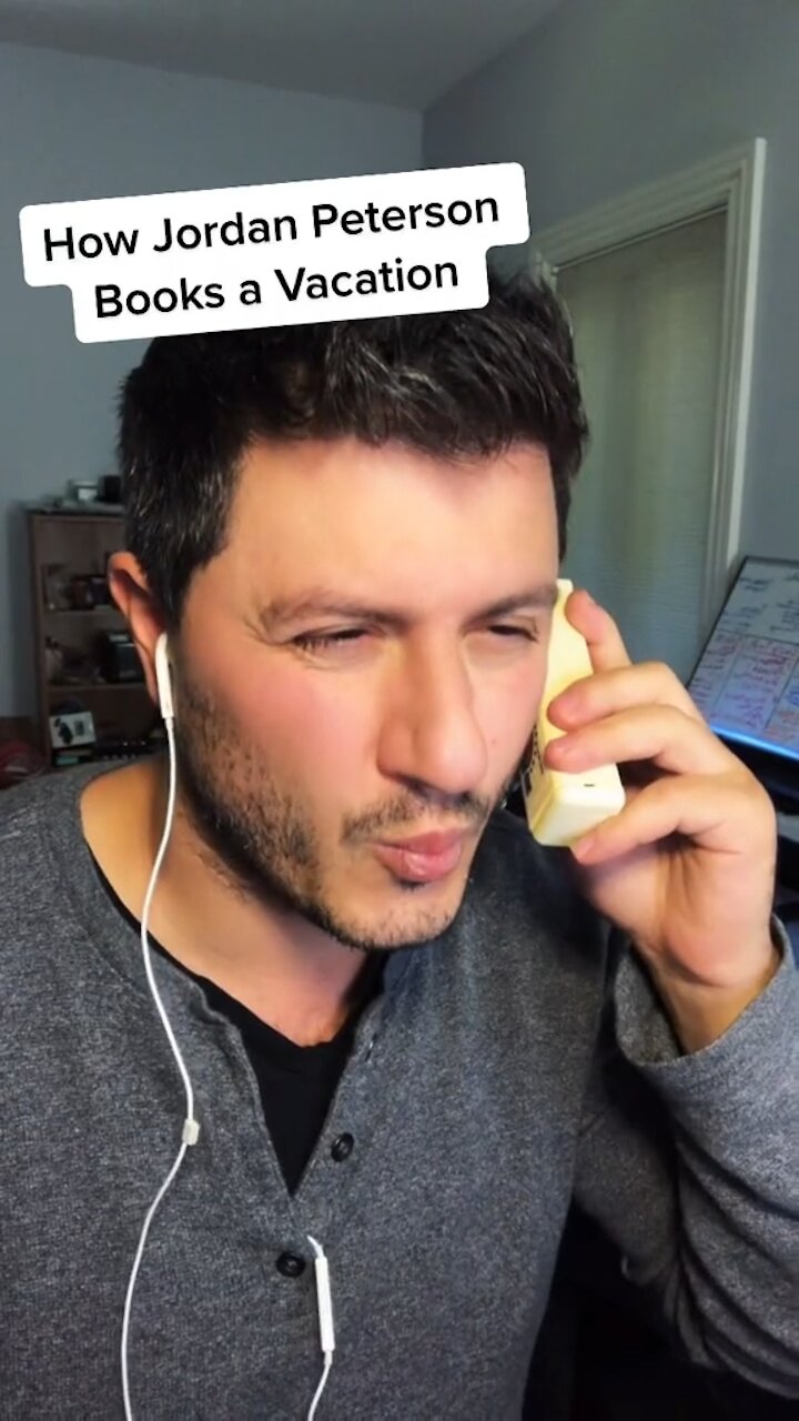 How Jordan Peterson Books a Vacation