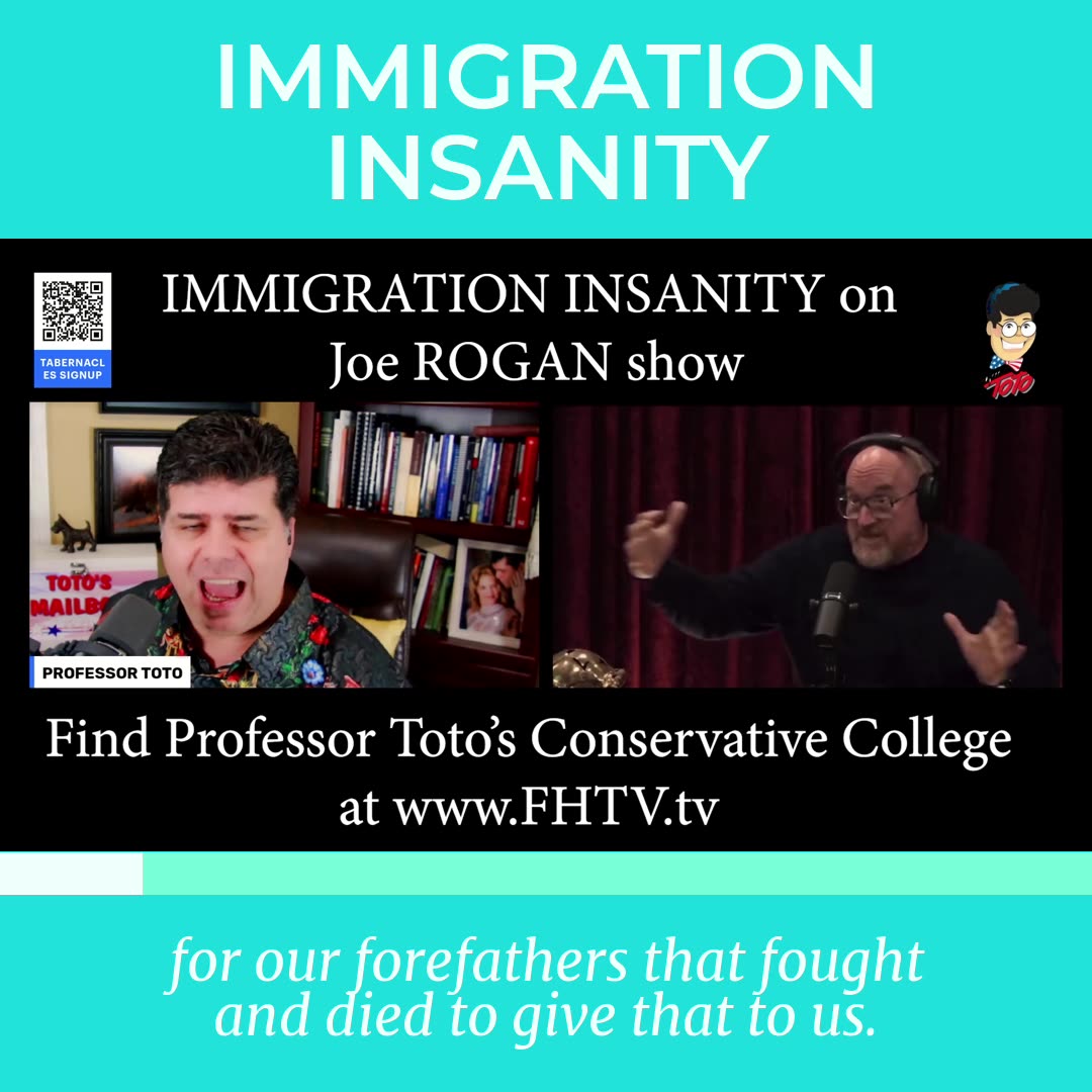 Professor TOTO exposes IMMIGRATION INSANITY