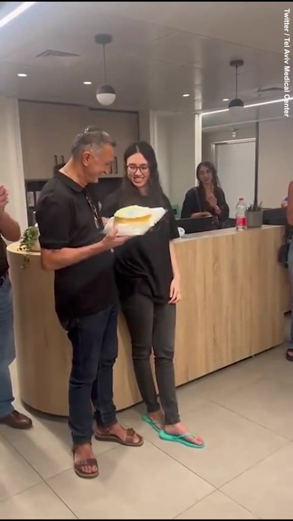 Rescued hostage Noa Argamani celebrates her father's birthday