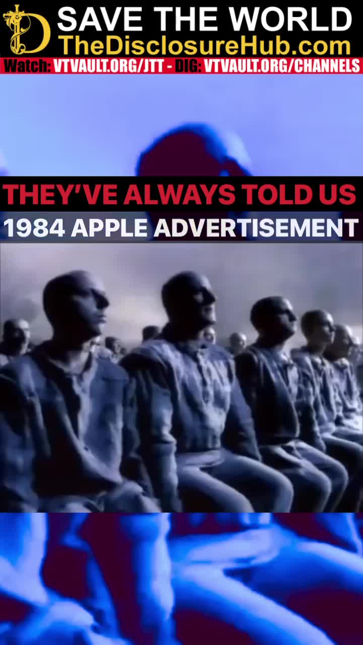 A 1984 A 🍎 ADVERTISEMENT 🤔 THEY ALWAYS TOLD US☝️