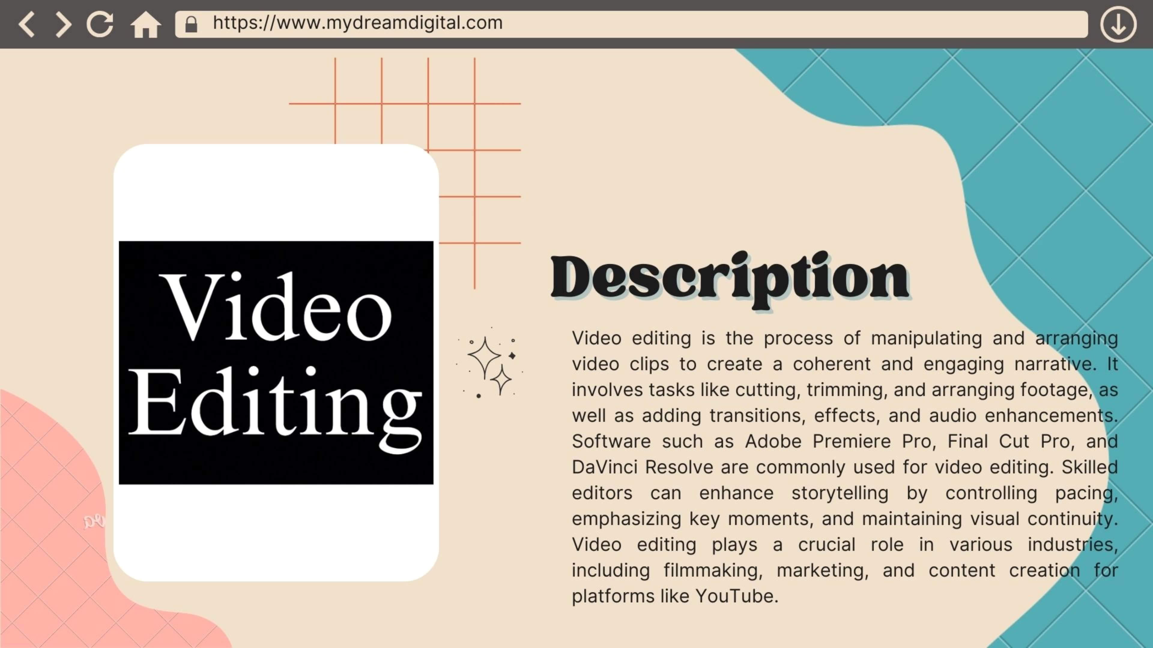 my dream digital E-learning platform