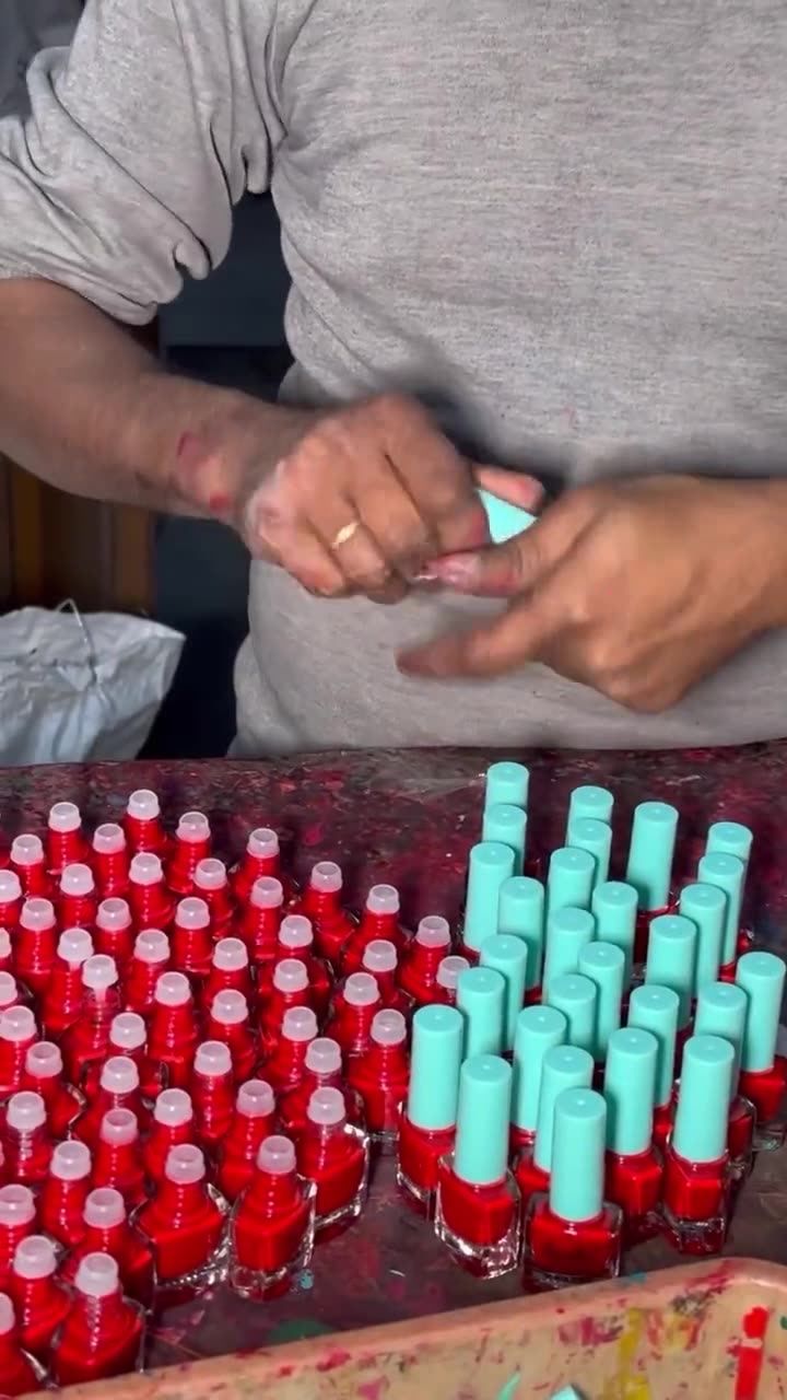 Complete nail polish making process
