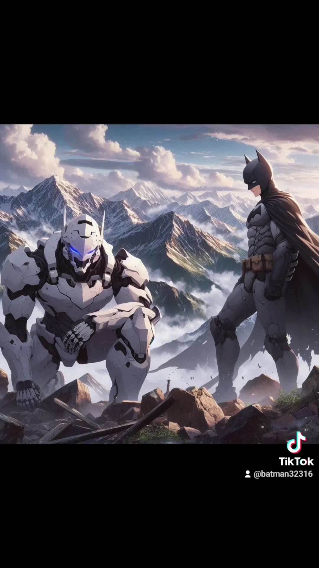 Anime batman ai art