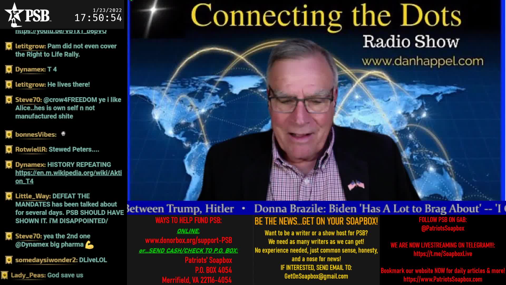 2022-01-23 16:00 EST - Connecting the Dots: with Dan Happel