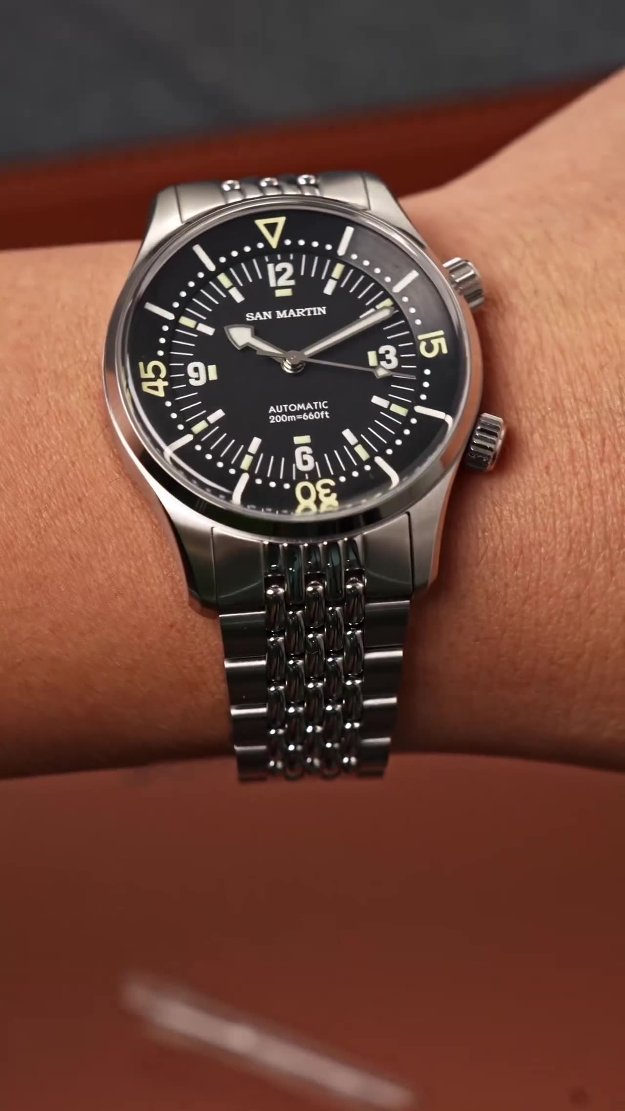 San Martin 39mm Leyenda Diver Watch