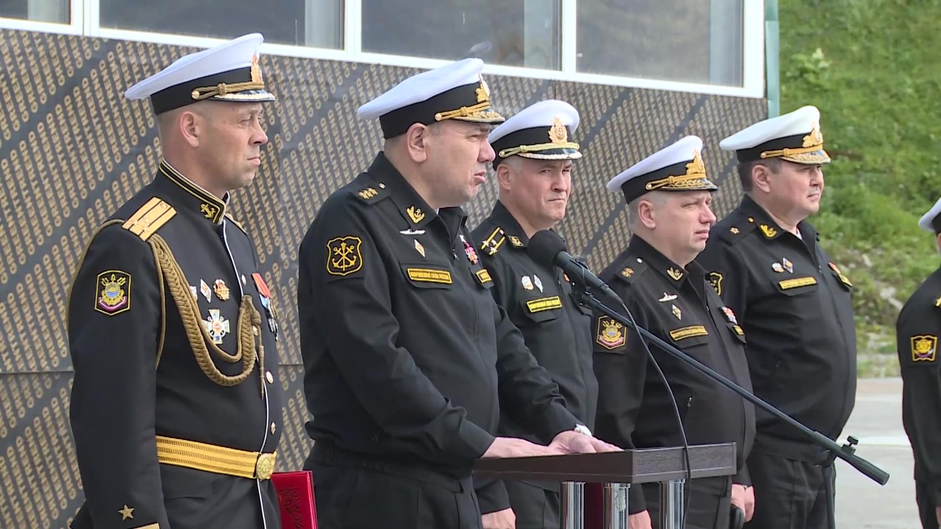 The strategic nuclear-powered missile submarine unit of the Russian ...