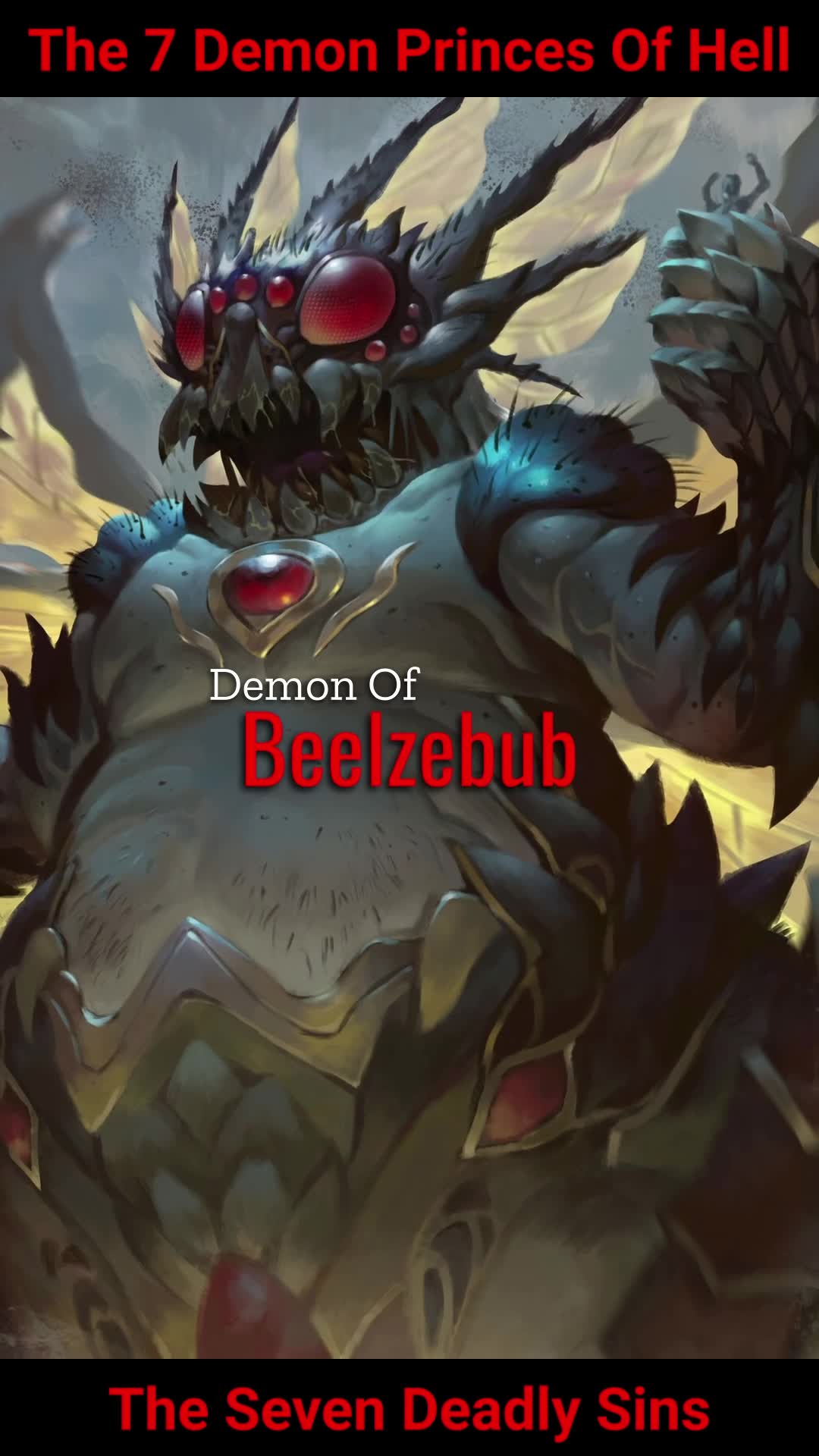 The 7 Demon Princes Of Hell & Their 7 Deadly Sins #shorts | Demonology