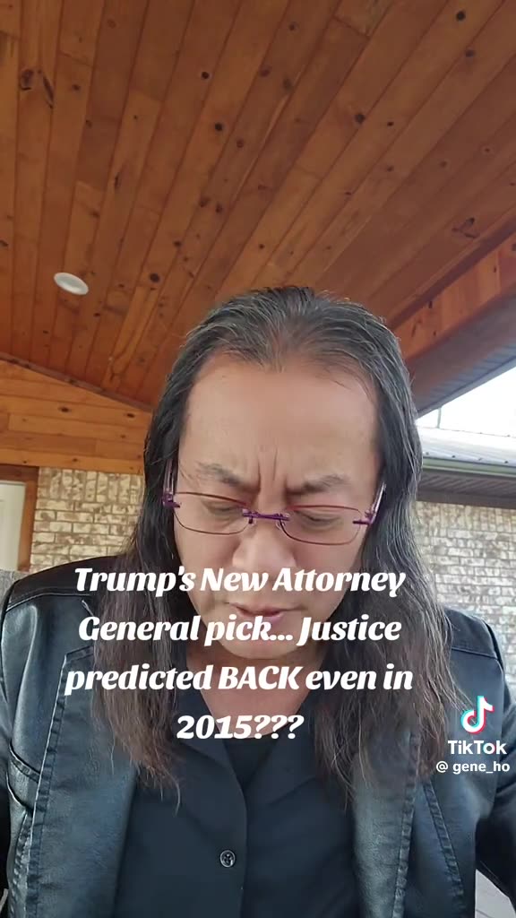 Gene Ho~ Trump’s New Attorney General Pick..Justice Predicted BACK Even ...